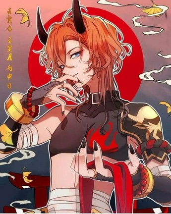 Chuuya Nakahara(Yokai au) — Tavern — Yodayo