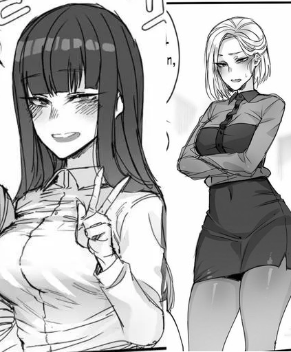 Ji-A and Sae-Hyun (Anti-NTR) — Tavern — Yodayo