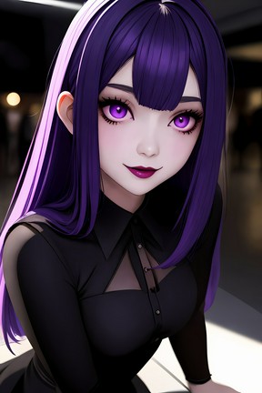 Zora Nightshade (shy goth yandere witch) — Tavern — Yodayo
